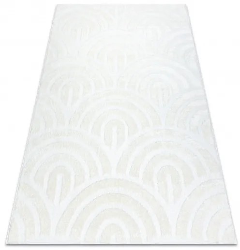 Dywany Łuszczów, Kusový koberec Mode 8629 cream, 140x190, bílá, kancelář