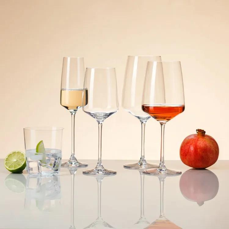 Lunasol - Poháry na šampaňské 250 ml set 4 ks – 21st Glas Lunasol META Glass (322164)