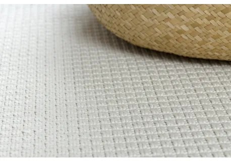 koberec TIMO 5979 SISAL venkovní rám bílý velikost 160x220 cm | krásné koberce cz