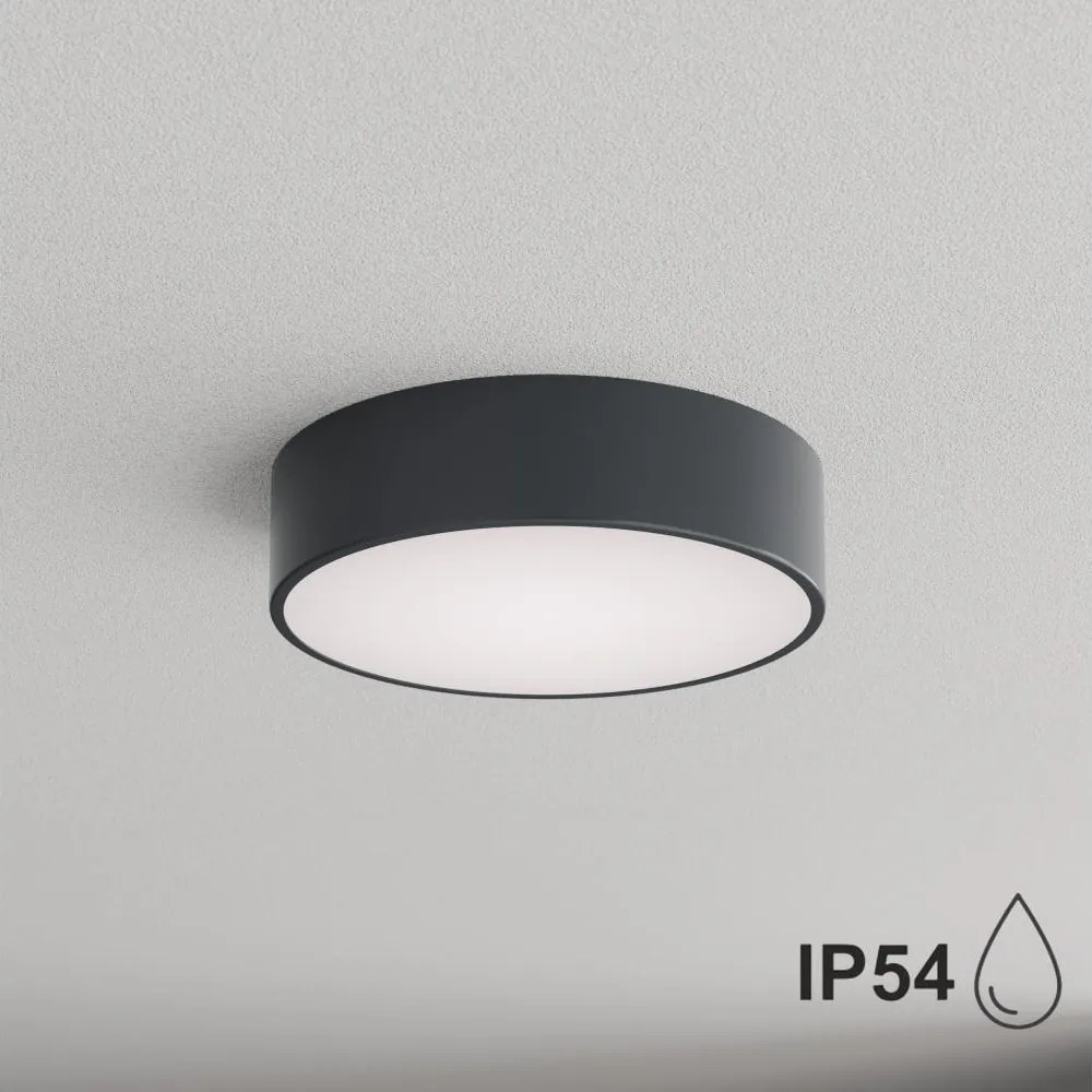 Brilagi - Koupel. stropní svítidlo CLARE 2xE27/24W/230V pr. 30 cm antracit IP54