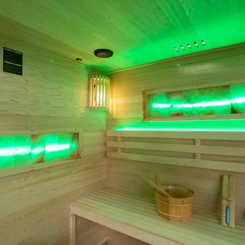 BPS-koupelny Finská sauna Relax HYD-6195 180x160, 4-5 osob