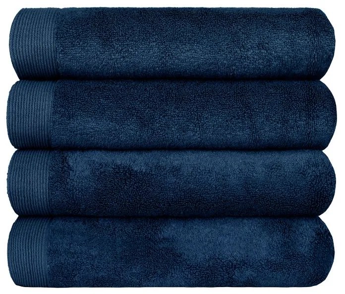 SCANquilt modalový ručník MODAL SOFT tmavě modrá ručník 50 x 100 cm