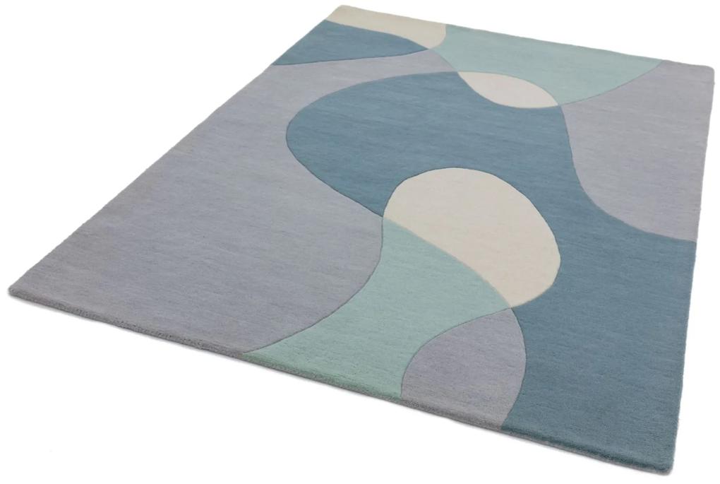 Modrý  koberec Blondie Arc Sky Rozměry: 160x230 cm