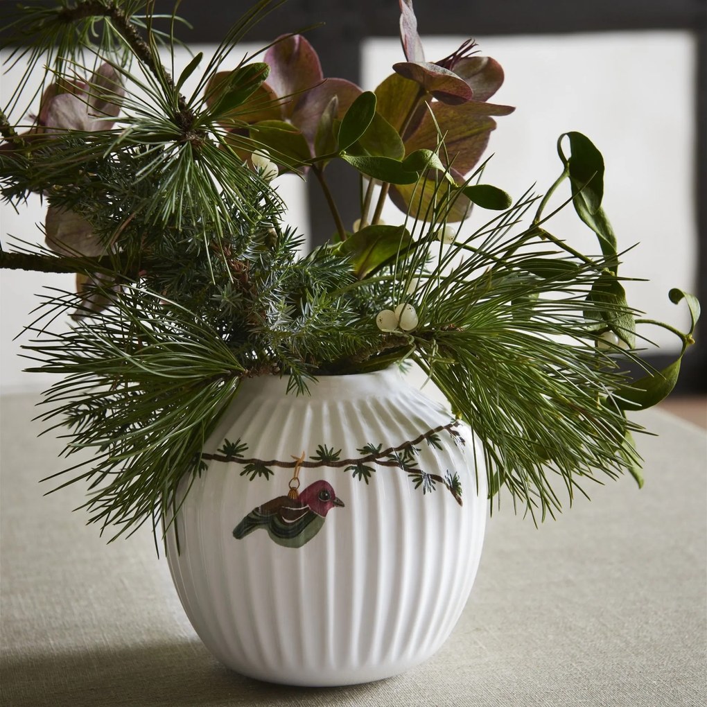 KÄHLER Keramická váza Hammershøi Christmas 13 cm, multi barva, keramika