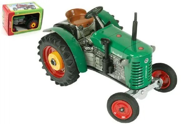 Kovap Zetor Traktor 2zelený na klíček kov 11:2v krabičce