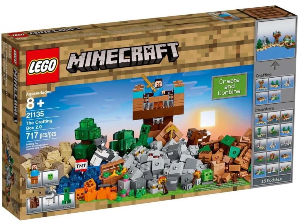 Stavebnice lego minecraft 21135 kreativní box 2.0