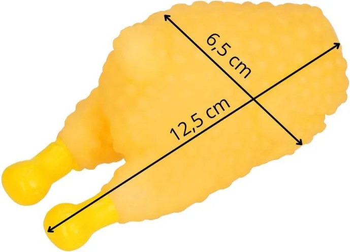 Hračka pro psy - Kuře pískací SPRINGOS PA0285