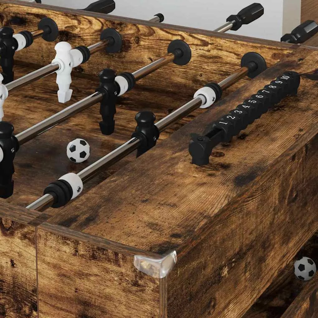 Stolní fotbálek Uzený Dub 146,5 x 74 x 85 cm Kompozitní dřevo 3378203