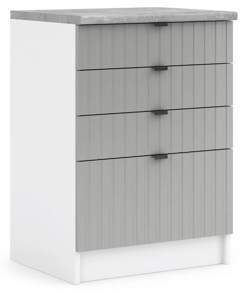 Kuchyňská skříňka spodní 60 cm - LAM SZ60 4SZ - Dvířka CINDY