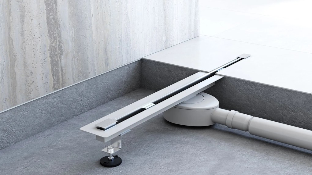 Odtokový žlab REA Neo Ultra Slim Pro INOX 60 cm, kartáčovaný nikl