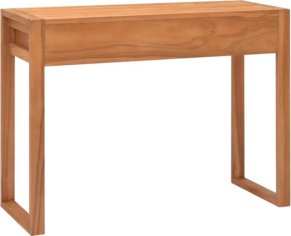Psací stůl se 2 zásuvkami 100 x 40 x 75 cm teakové dřevo 325270
