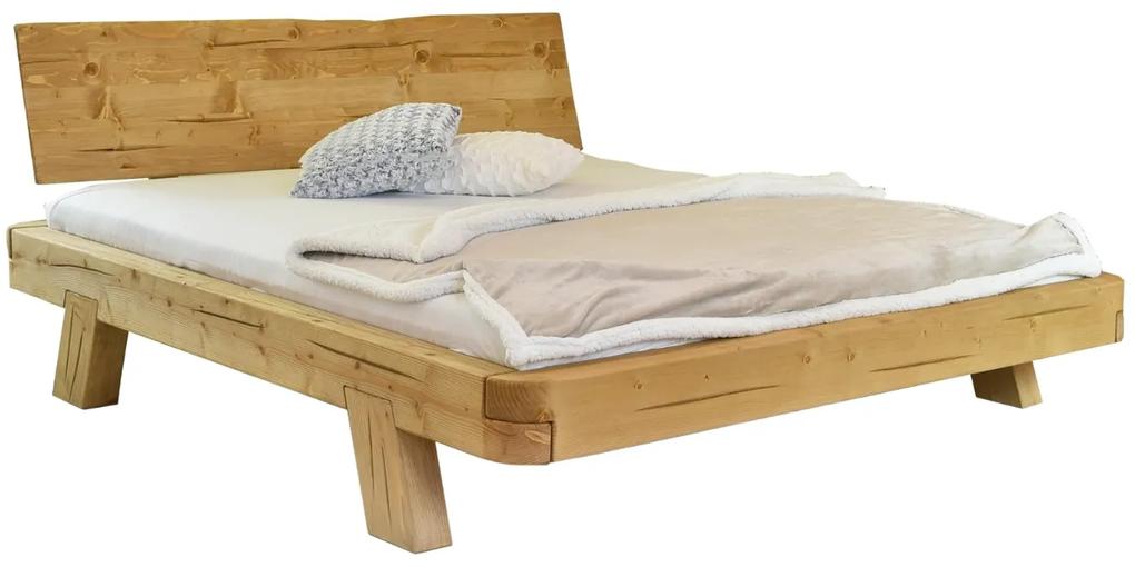 OnaDnes -20% Woody Masivní smrková postel Amia 160 x 200 cm
