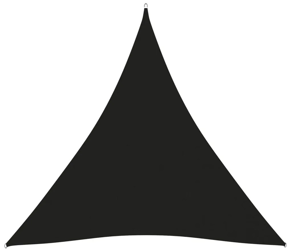 vidaXL Stínící plachta oxfordská látka trojúhelník 3,6x3,6x3,6 m černá