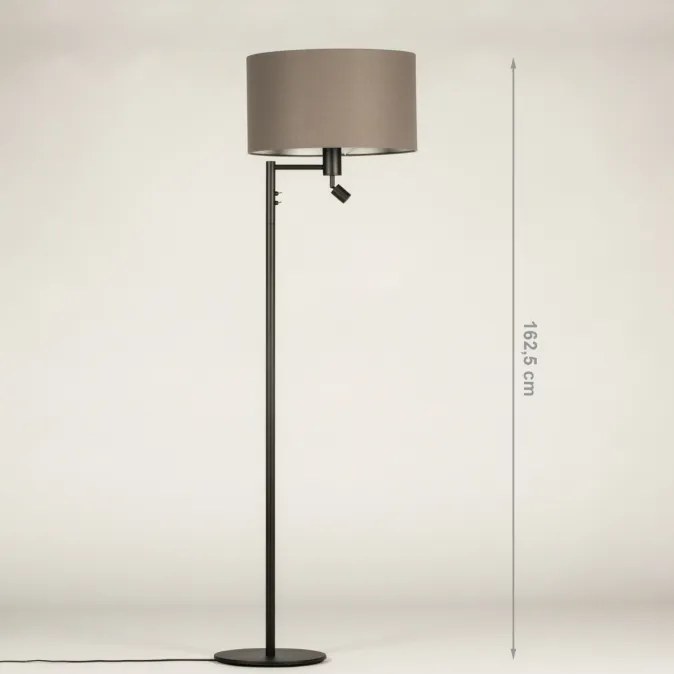 Stojací designová lampa La Scale Grey and Black