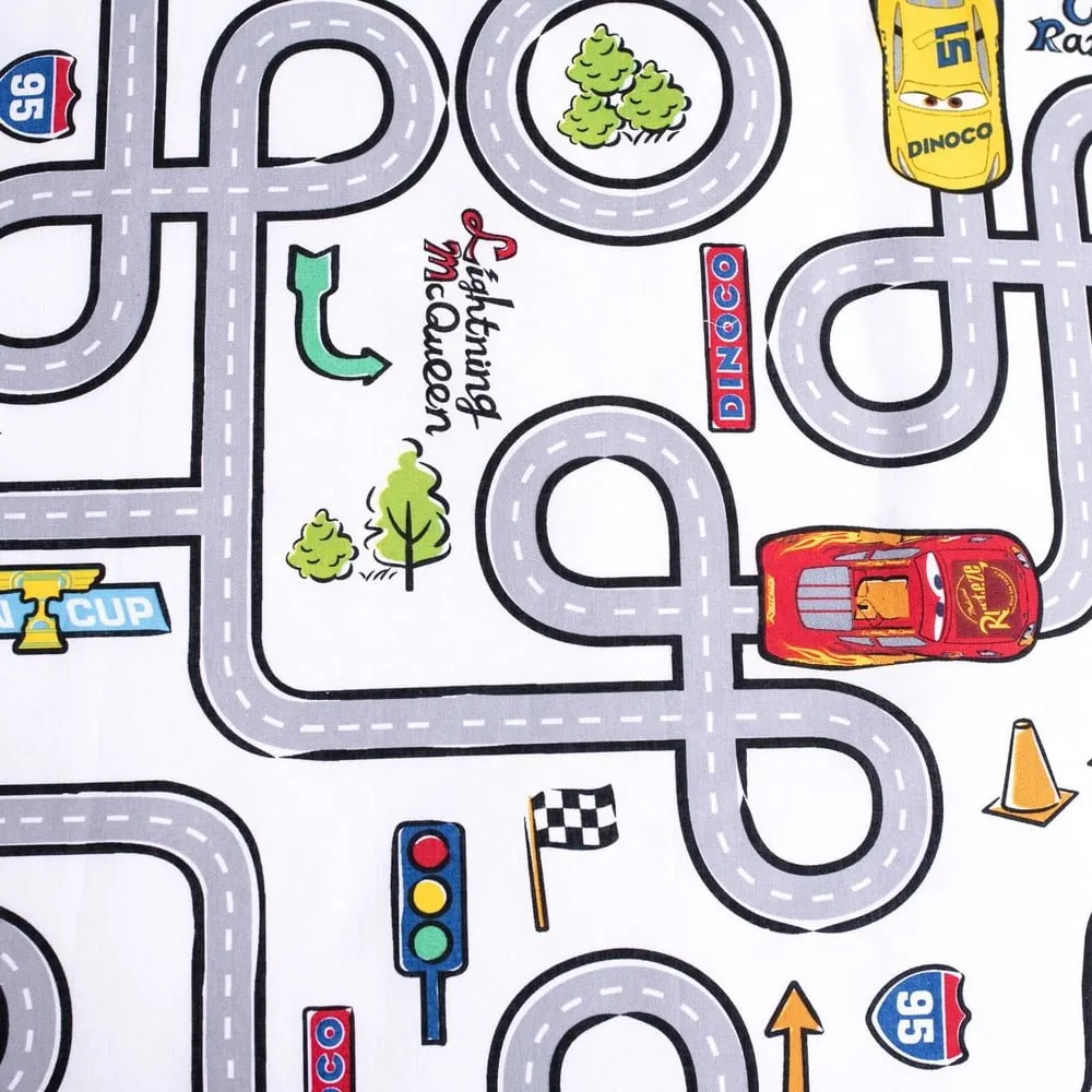 Bavlněné dětské povlečení do postýlky 100x135 cm Cars – Jerry Fabrics