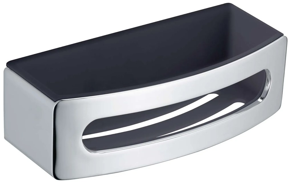 Keuco Elegance - Polička, délka 24 cm, antracit/chrom 11658010001