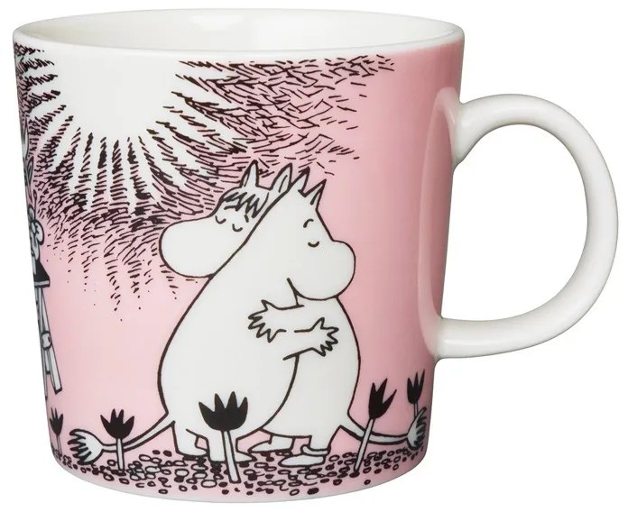 Hrnek Moomin Love 0,3l, růžový