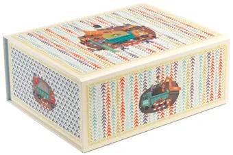 Djeco Krabička na hračky - Doprava - 32x25x13,5cm