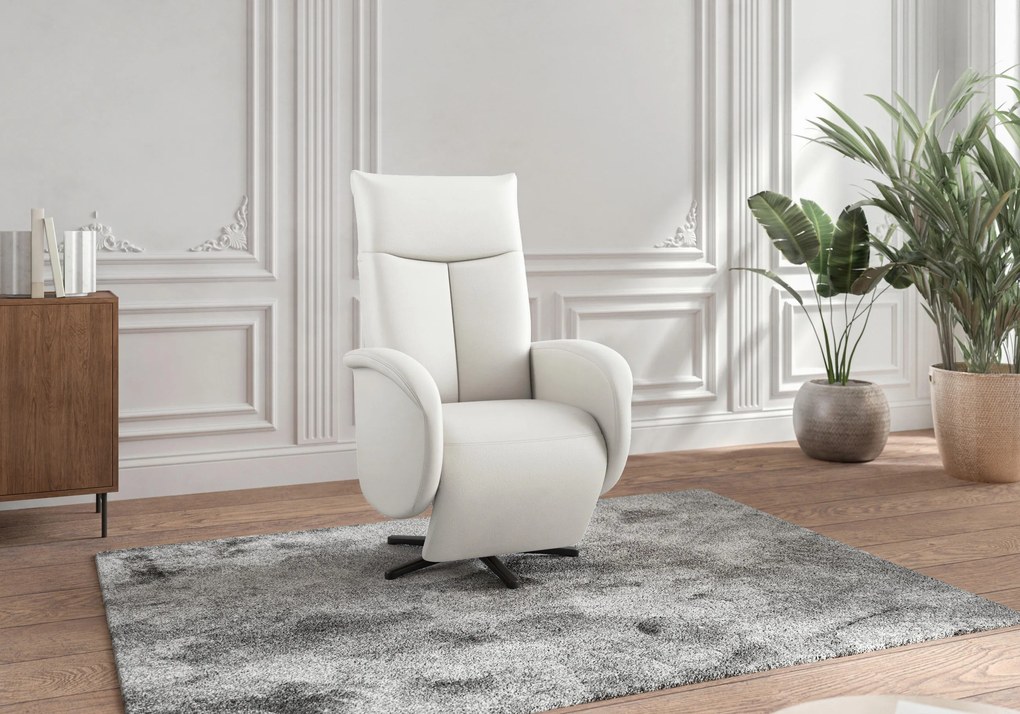 XXXLutz RELAXAČNÍ KŘESLO, kůže, bílá Sit & More - Online Only křesla & taburety - 00014401628G