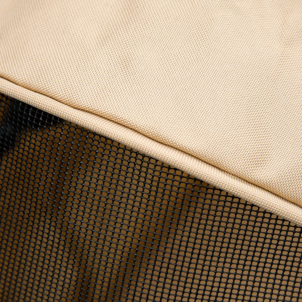 PawHut kočárek pro psy skládací funkční kočárek pro malé psy kočky kočárek pro domácí mazlíčky Oxford Khaki 67x45x96cm |