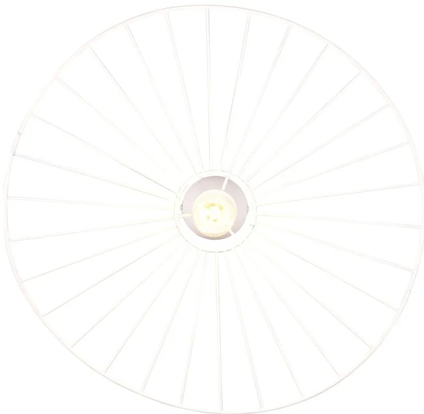 Bílé stropní svítidlo ø 60 cm Chapeau – Trio