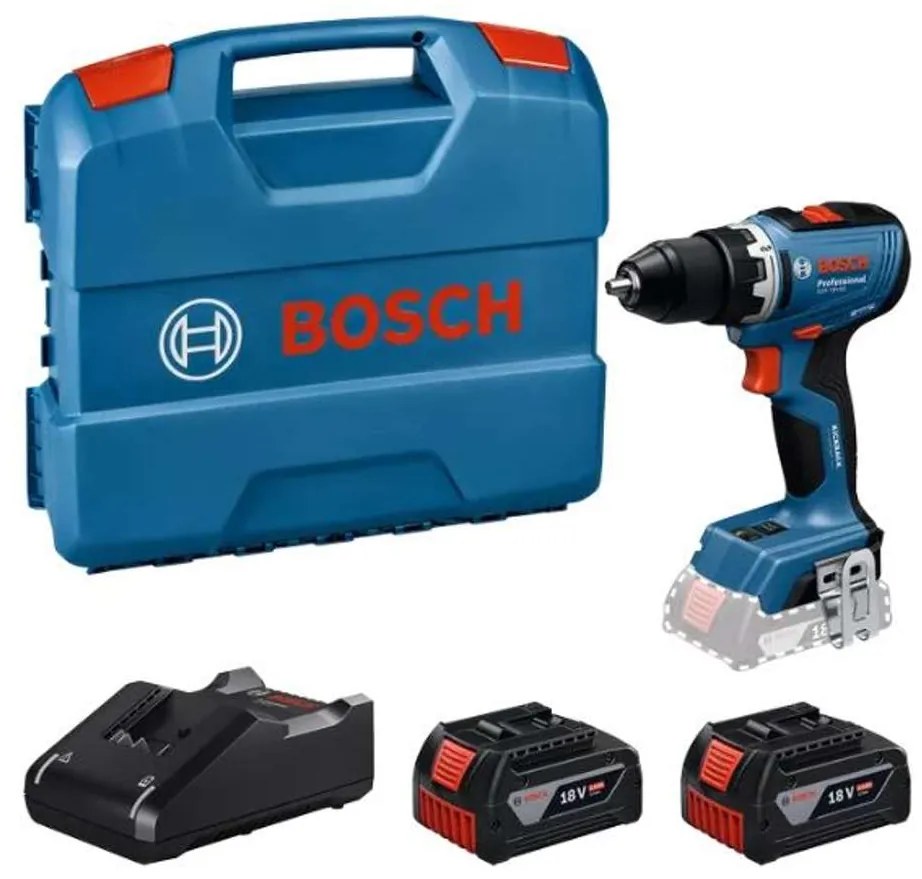 Bosch Nářadí - 18V AKU vrtací šroubovák, 2x aku 4,0 Ah GBA, nabíječka 06019N3231