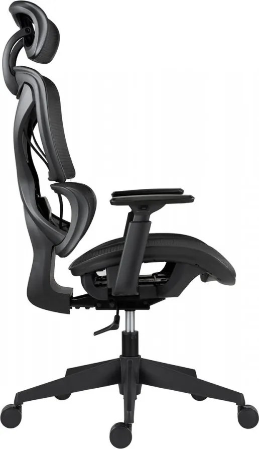 Antares Kancelářská ergonomická židle ESTER — síť, černá, nosnost 130 kg