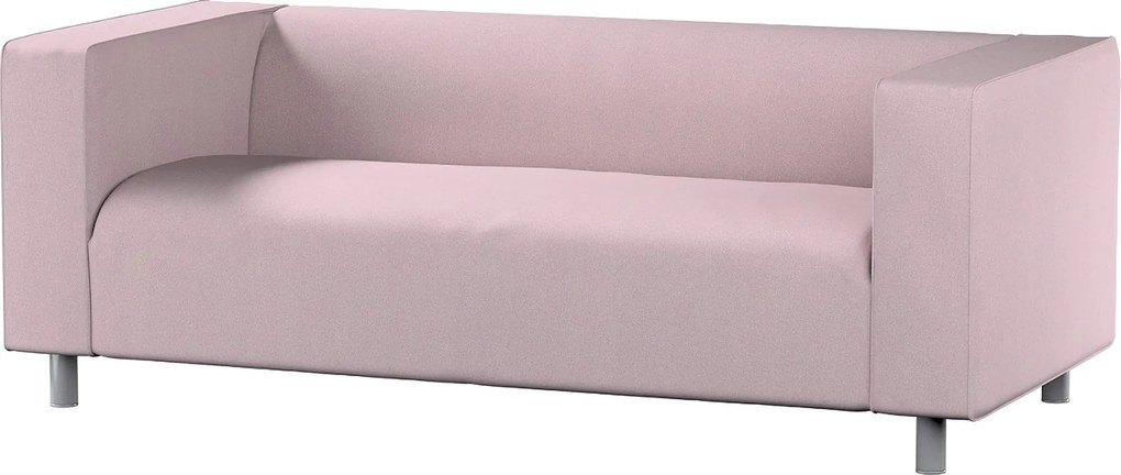 Potah na pohovku IKEA Klippan 2-místná barva růžová látka pletený vzor