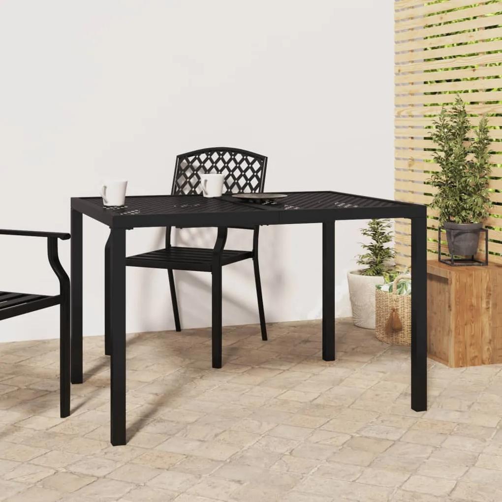 Zahradní stolek antracitový 110 x 80 x 72 cm ocel,  362745