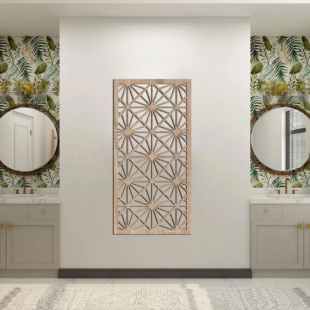 dřevo života Dřevěný dekorační panel CRYSTAL Rozměry (cm): 20x40, Barevný vzor: Bílá