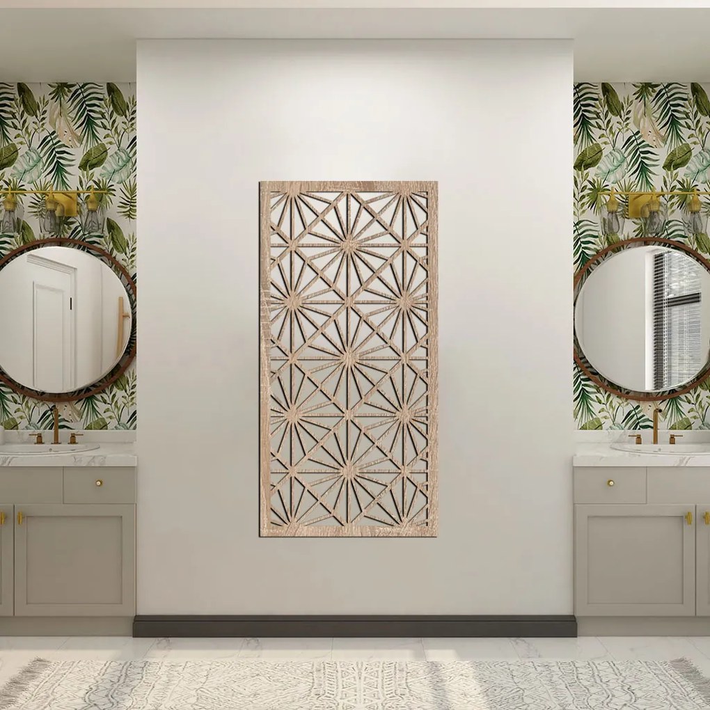 dřevo života Dřevěný dekorační panel CRYSTAL Rozměry (cm): 50x95, Barevný vzor: Horský dub