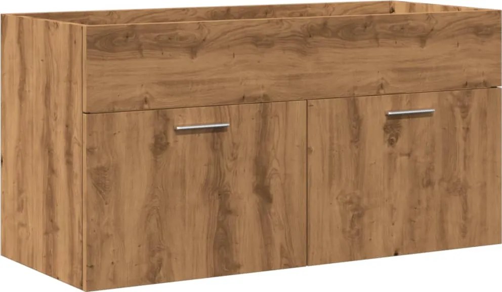 Koupelnová skříňka se zápustným umyvadlem dub artisan 3328586