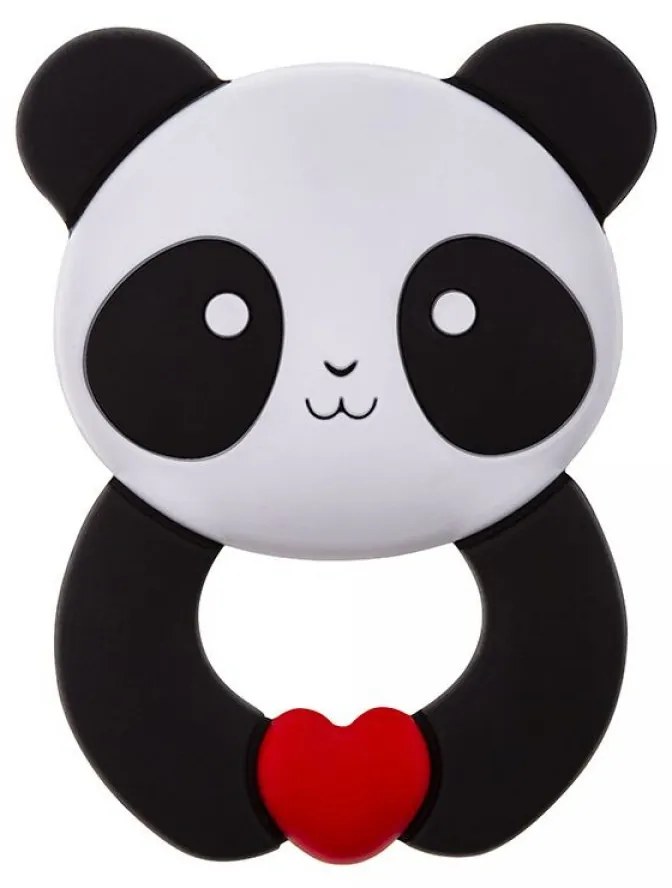 Silikonové kousátko Panda přívěsek