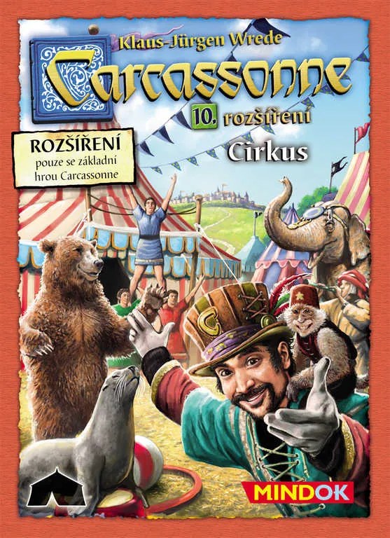 MINDOK HRA Carcassonne rozšíření 10: Cirkus *SPOLEČENSKÉ HRY* mn274