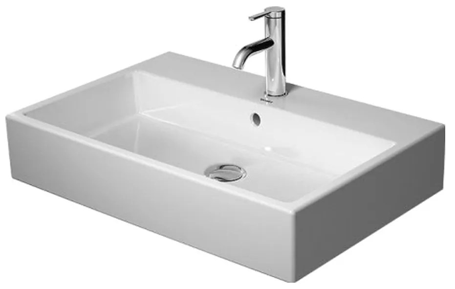 Duravit Vero Air - Umyvadlo broušené, 70x47 cm, bílá 2350700027