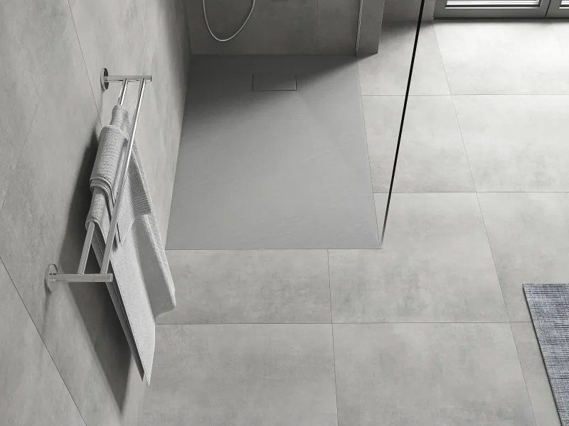 Mexen Hugo, SMC obdélníková sprchová vanička 110 x 70 cm, šedá, 42617011