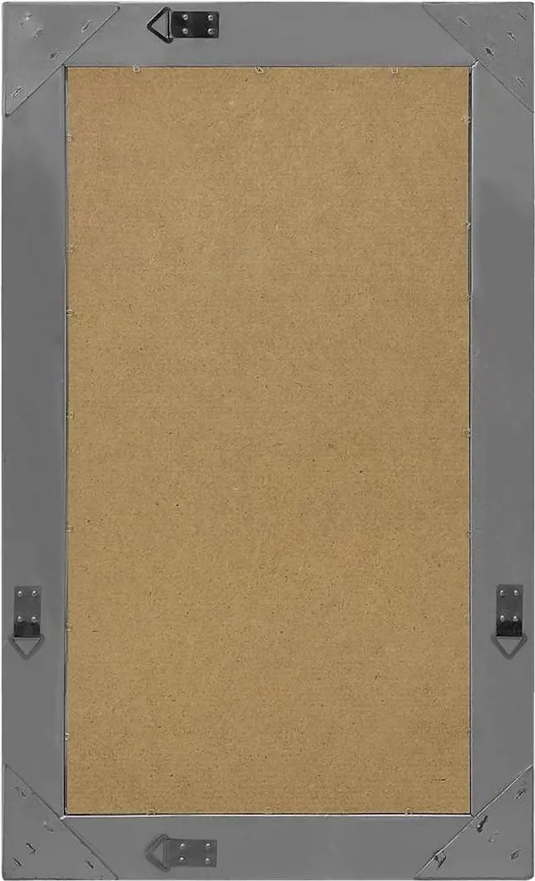 Nástěnné zrcadlo barokní styl 50 x 80 cm černé 320323
