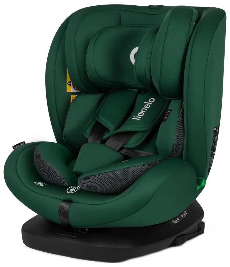Lionelo - Autosedačka se základnou otočná BASTIAAN i-Size 40-150 cm Green Forest