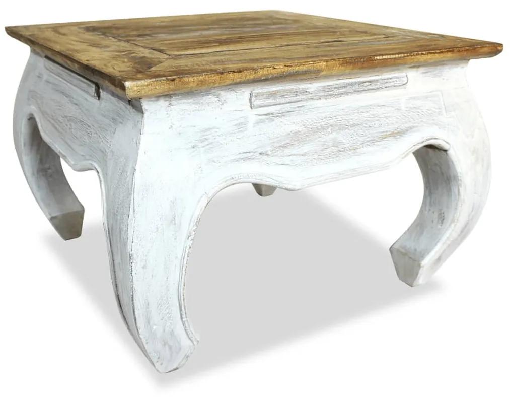 244506 vidaXL Odkládací stolek masivní recyklované dřevo 50 x 50 x 35 cm