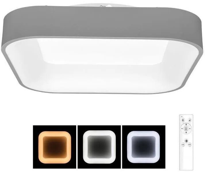 Stropní světlo led stmívatelné stropní svítidlo nest led/40w/230v 3000-6500k šedá