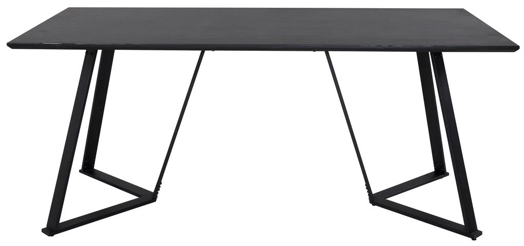 Jídelní stůl Marina, černý, 90x180