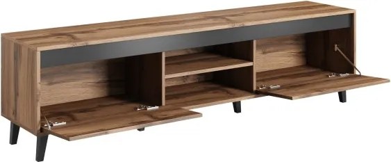TV stolek NORD 2 170 cm dub wotan/antracitový