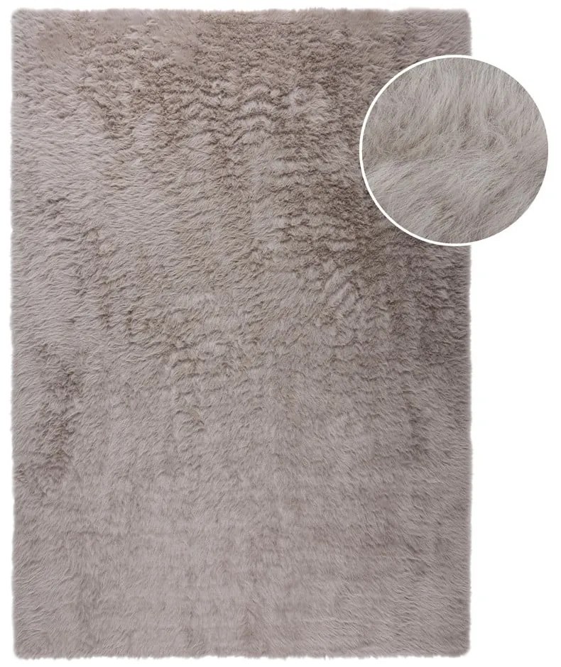 Hnědá syntetická kožešina 120x170 cm Alpine Faux Fur – Flair Rugs