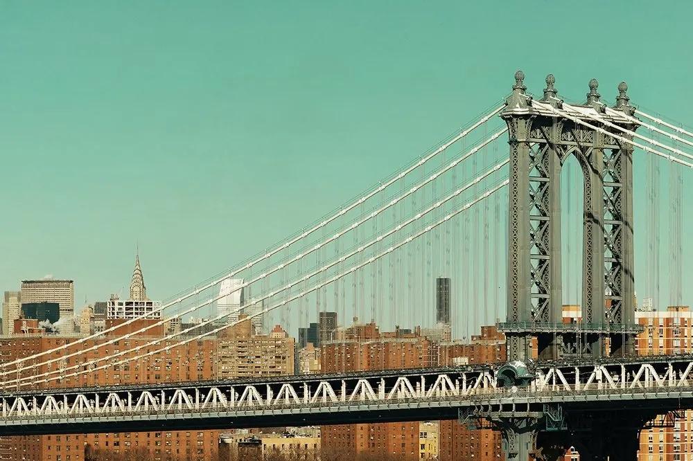 Samolepící fototapeta mrakodrapy v New Yorku - 225x150 cm