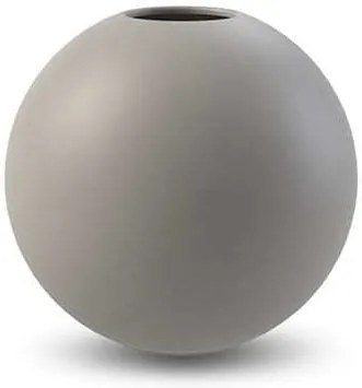 Ball vase 10cm grey