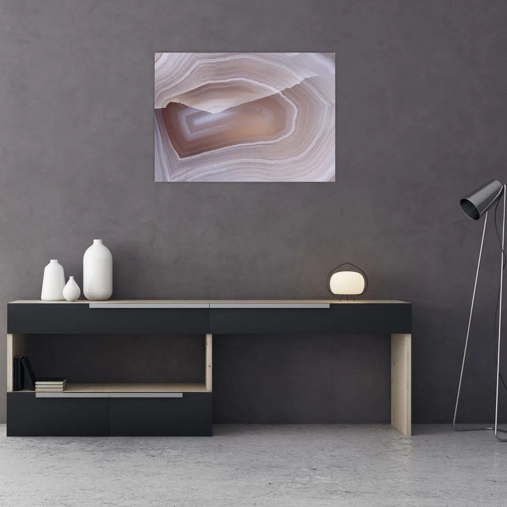 Skleněný obraz - Mramorový achát (70x50 cm)