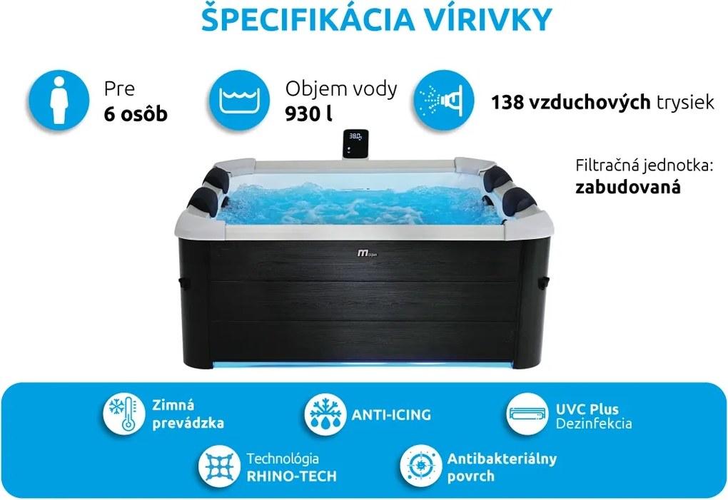 Mspa | Vířivý bazén MSPA Oslo F-OS063W | 11400302