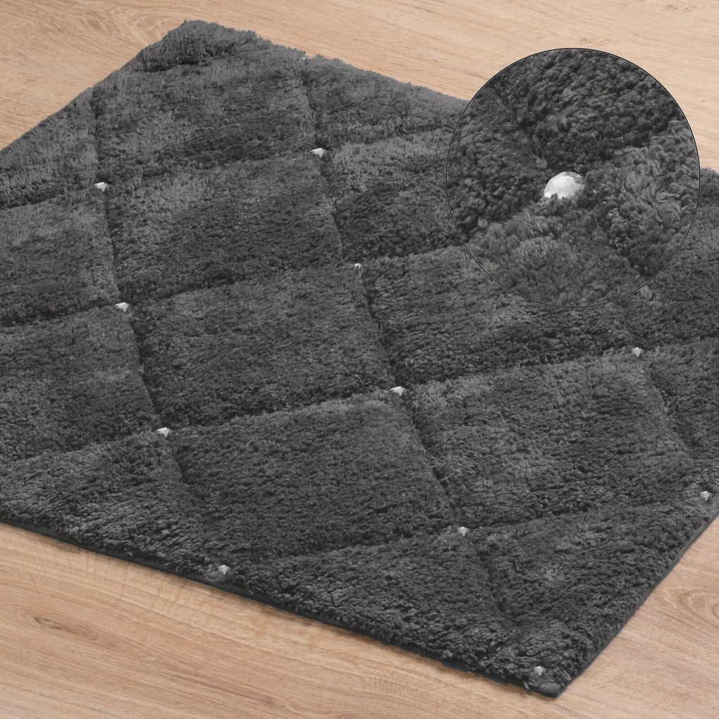 PŘEDLOŽKA DO KOUPELNY CHIC2 60X90 CM ŠEDÁ