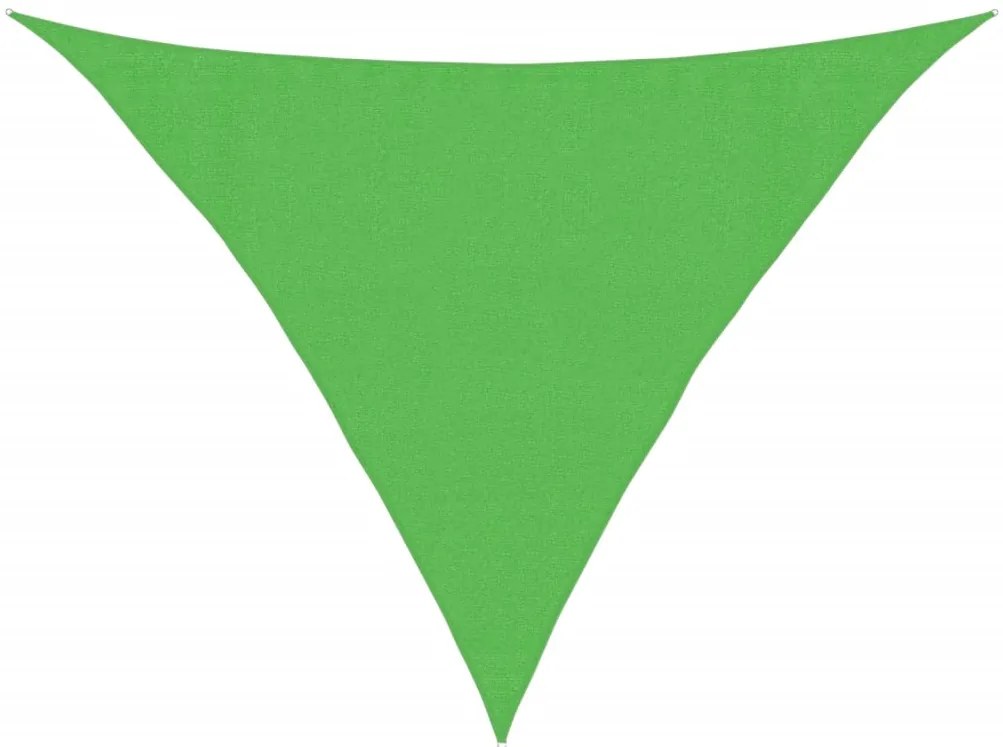 Stínící plachta 160 g/m² světle zelená 3,5 x 3,5 x 4,9 m HDPE 311312