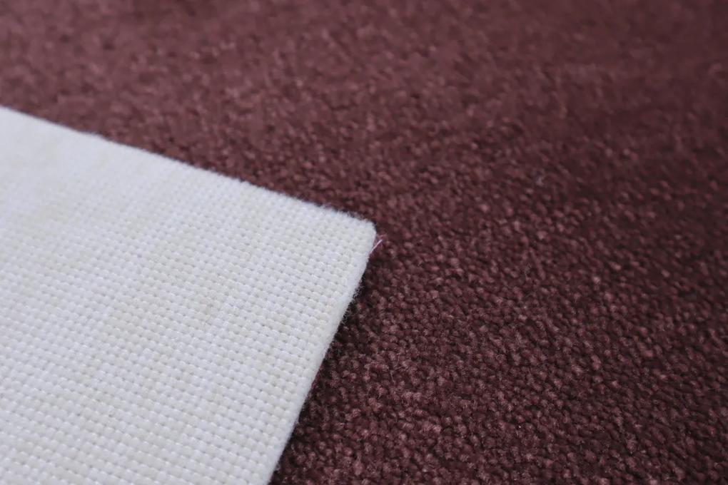 Lano - koberce a trávy Neušpinitelný kusový koberec Nano Smart 302 vínový - 200x200 cm